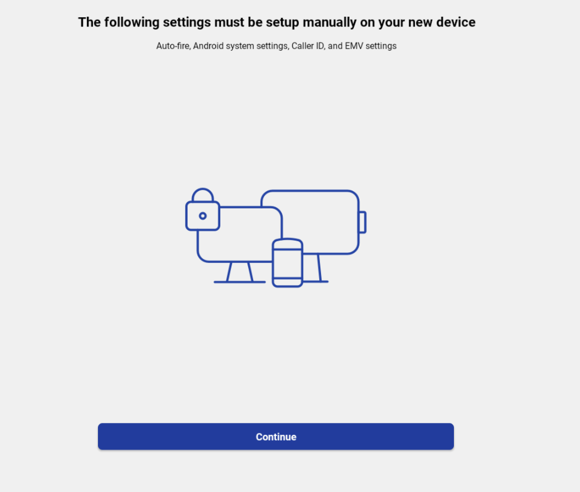Set Up a Replacement Device by Copying Settings