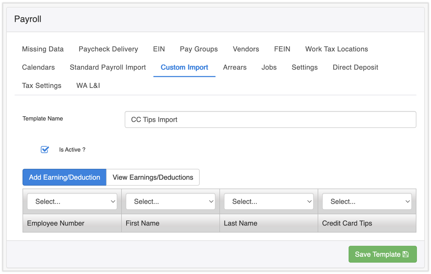 Toast Payroll: Configure Custom Payroll Imports