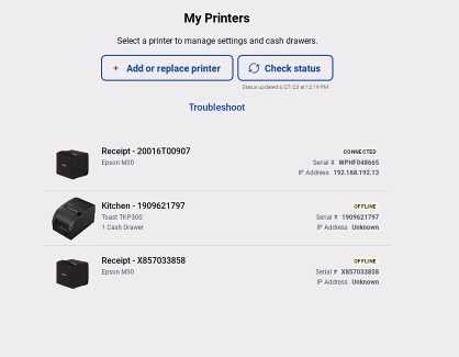 Printer Setup Overview