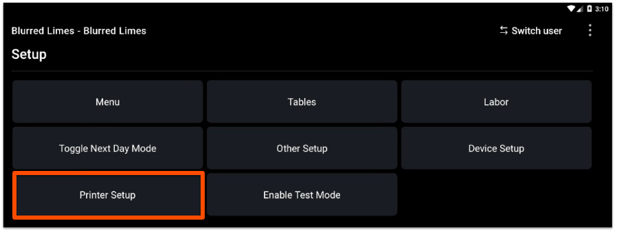 Printer Setup Overview