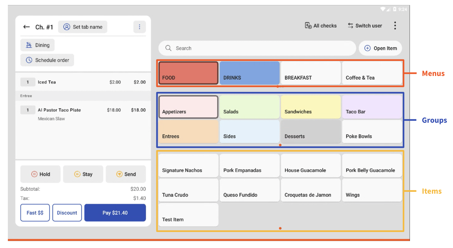 New POS: Manage Orders