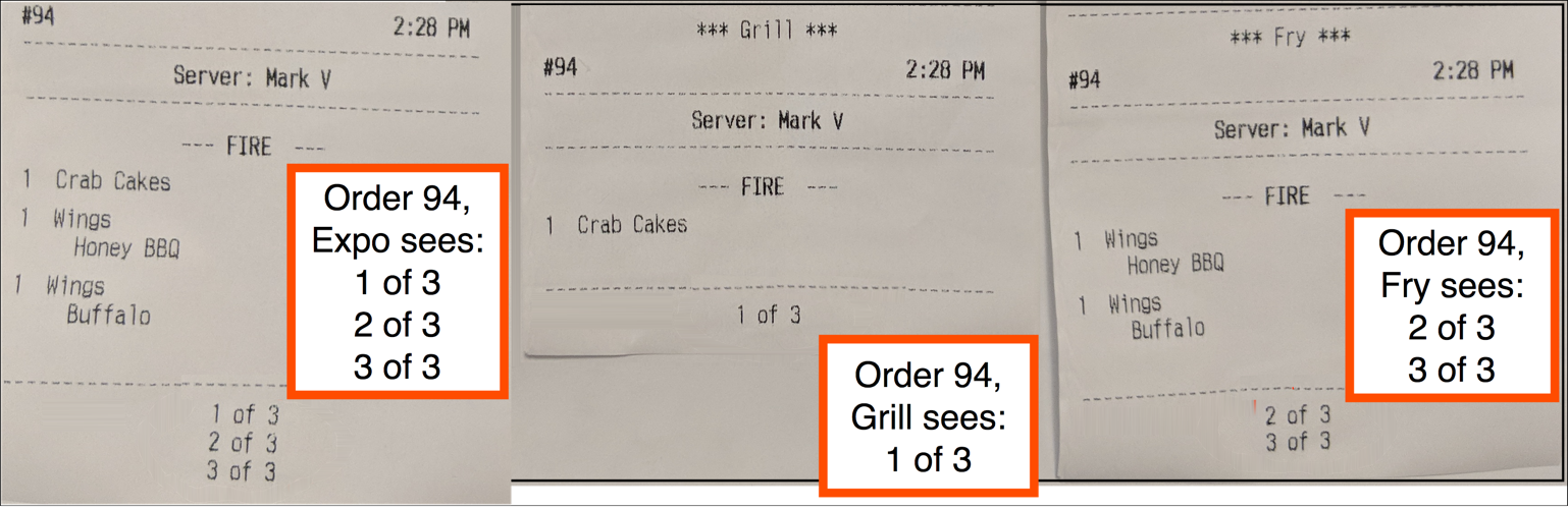 Add Details to Kitchen Tickets