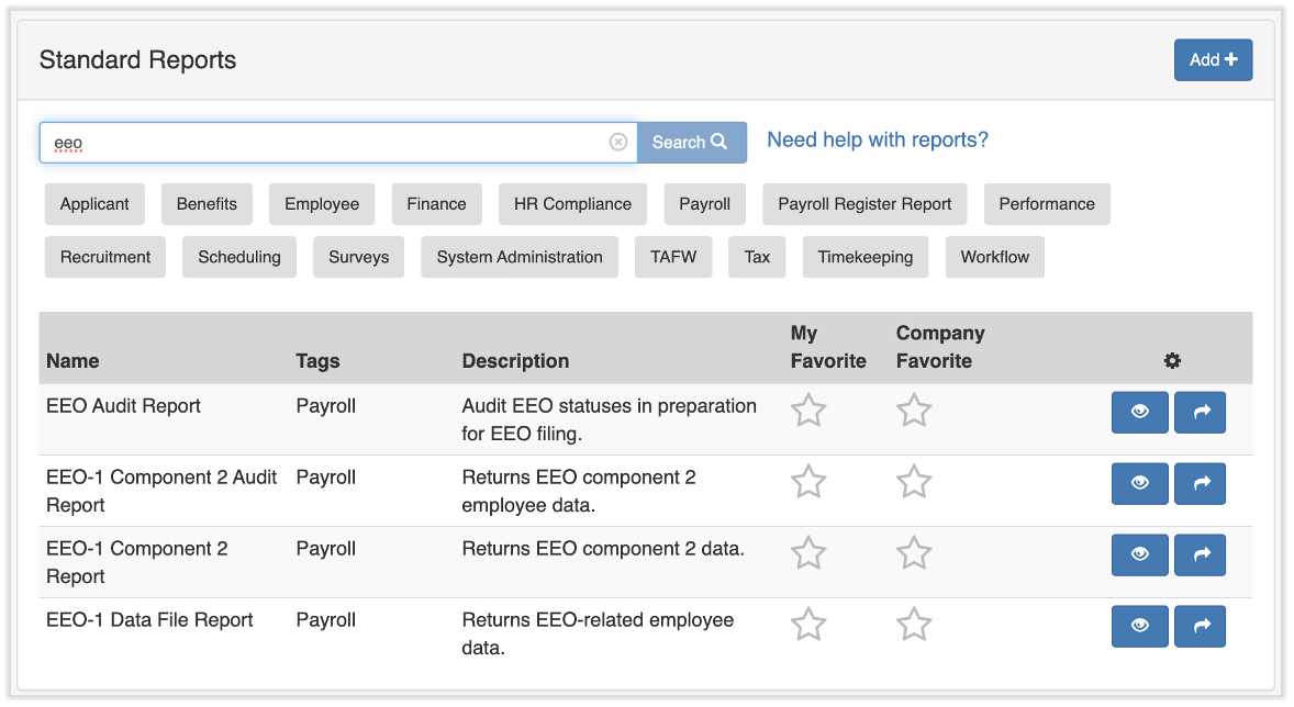 Toast Payroll: EEO-1 Reporting Guide