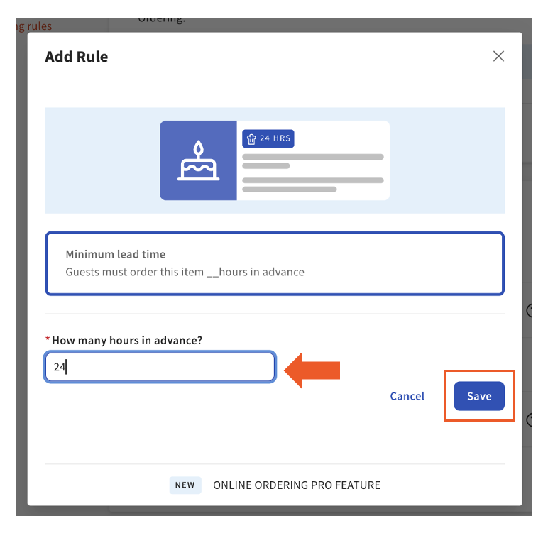 Toast Online Ordering Pro: Menu Page Configuration