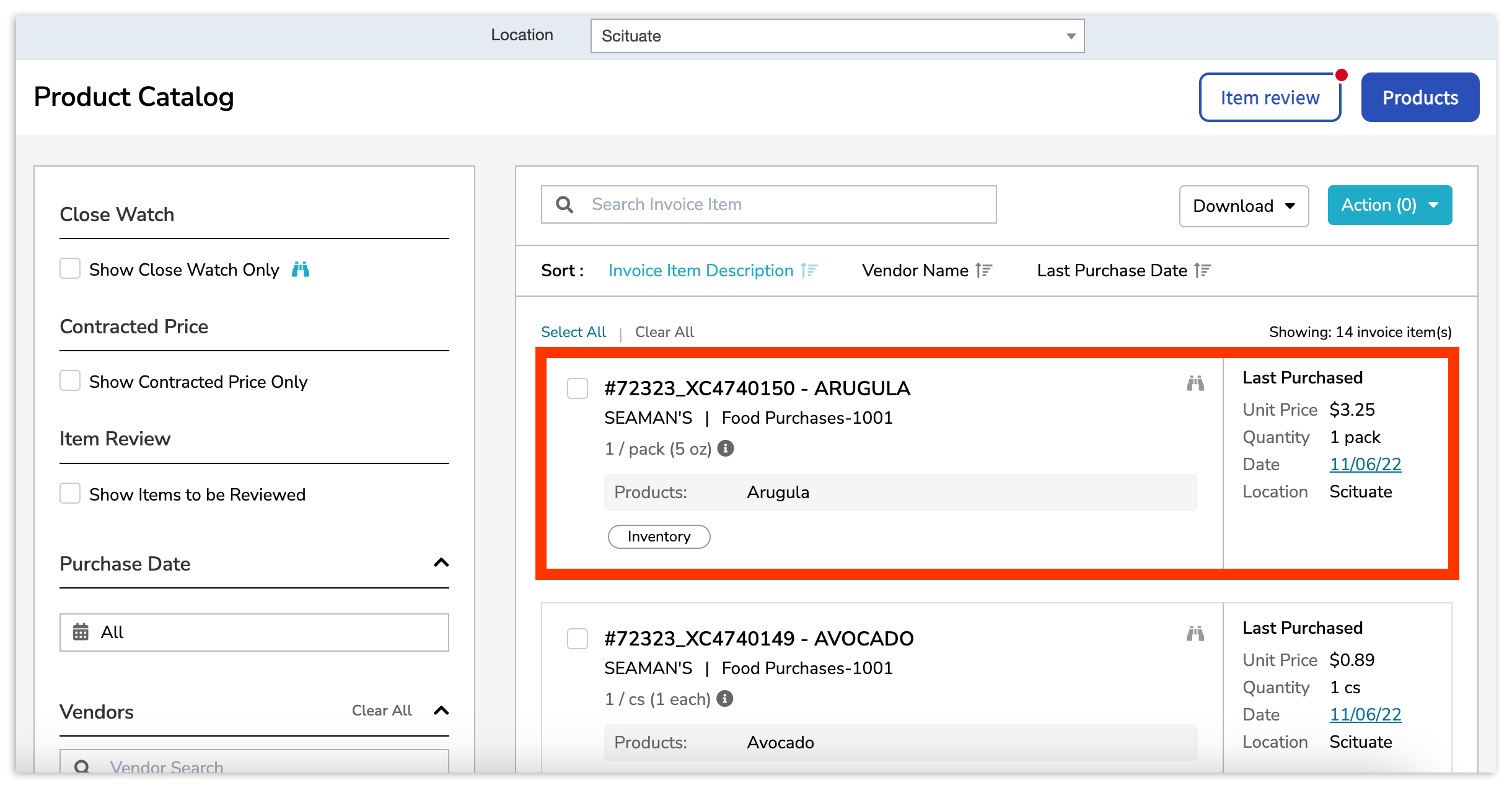 xtraCHEF: Change an Invoice Item's GL Code or Category