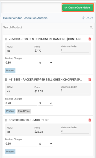 xtraCHEF: Inbound Orders (Central Kitchen)