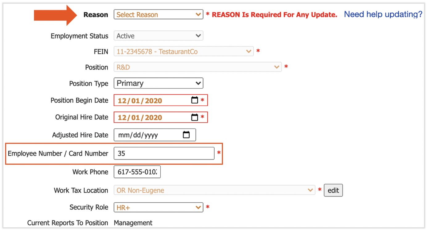 Toast Payroll: Employee Number and POS Access Code FAQ