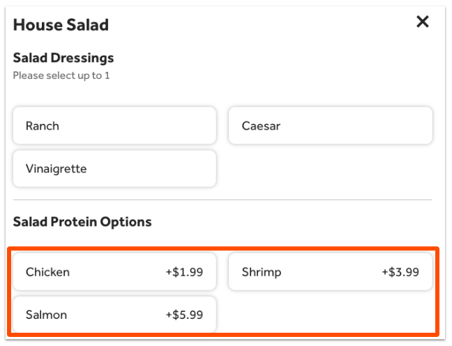 Configure Modifier Pricing Strategy