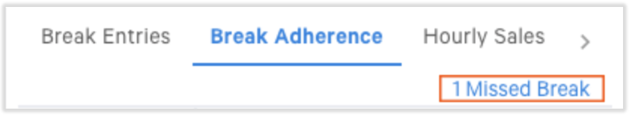 Manage Break Adherence on Mobile