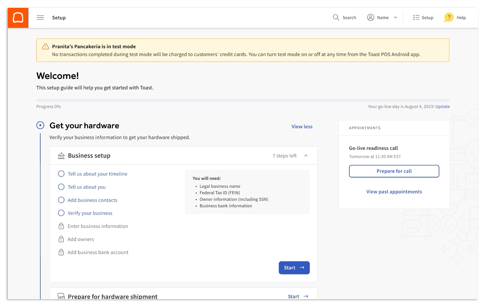 Self-Service Onboarding Guide