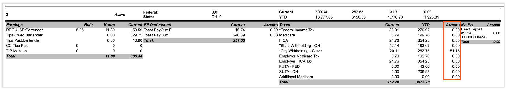 Toast Payroll: Get Help With System Arrearages