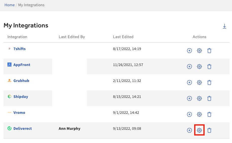 Get Started With Deliverect Integration