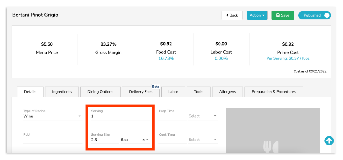xtraCHEF: Recipe - Product Mix Mapping