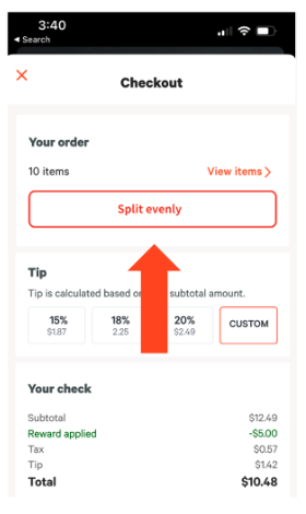 Split Payments With Toast Mobile Order & Pay®