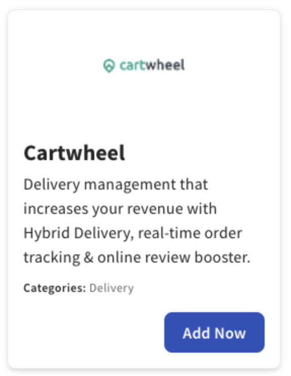 Get Started With the Cartwheel Integration