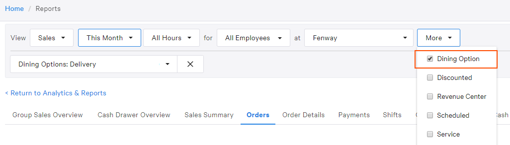 Delivery on Local by Toast