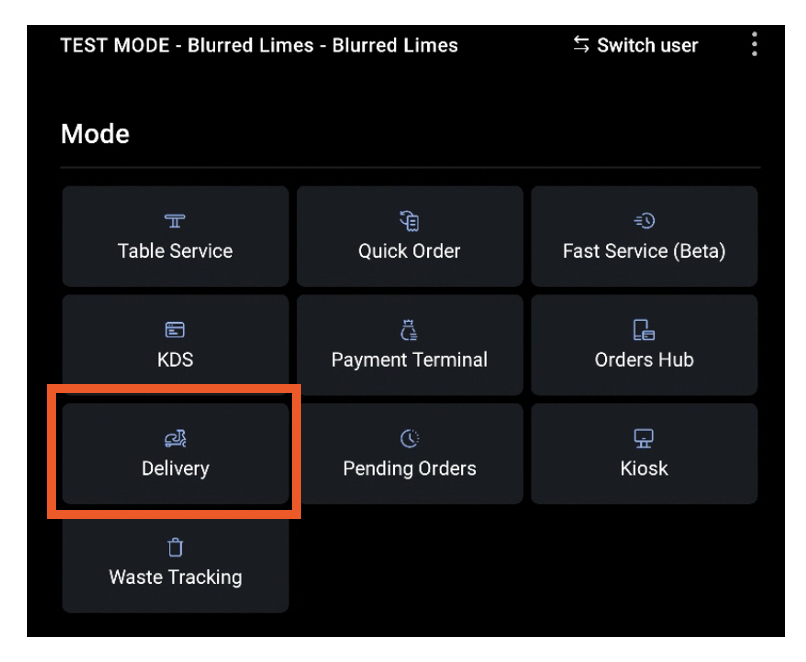 Get Help with Delivery Mode, and Dispatch Drivers