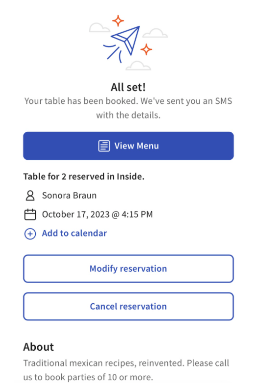 Toast Tables: The Guest Experience