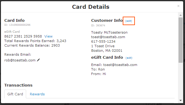 Manually Add and Adjust Rewards Balances