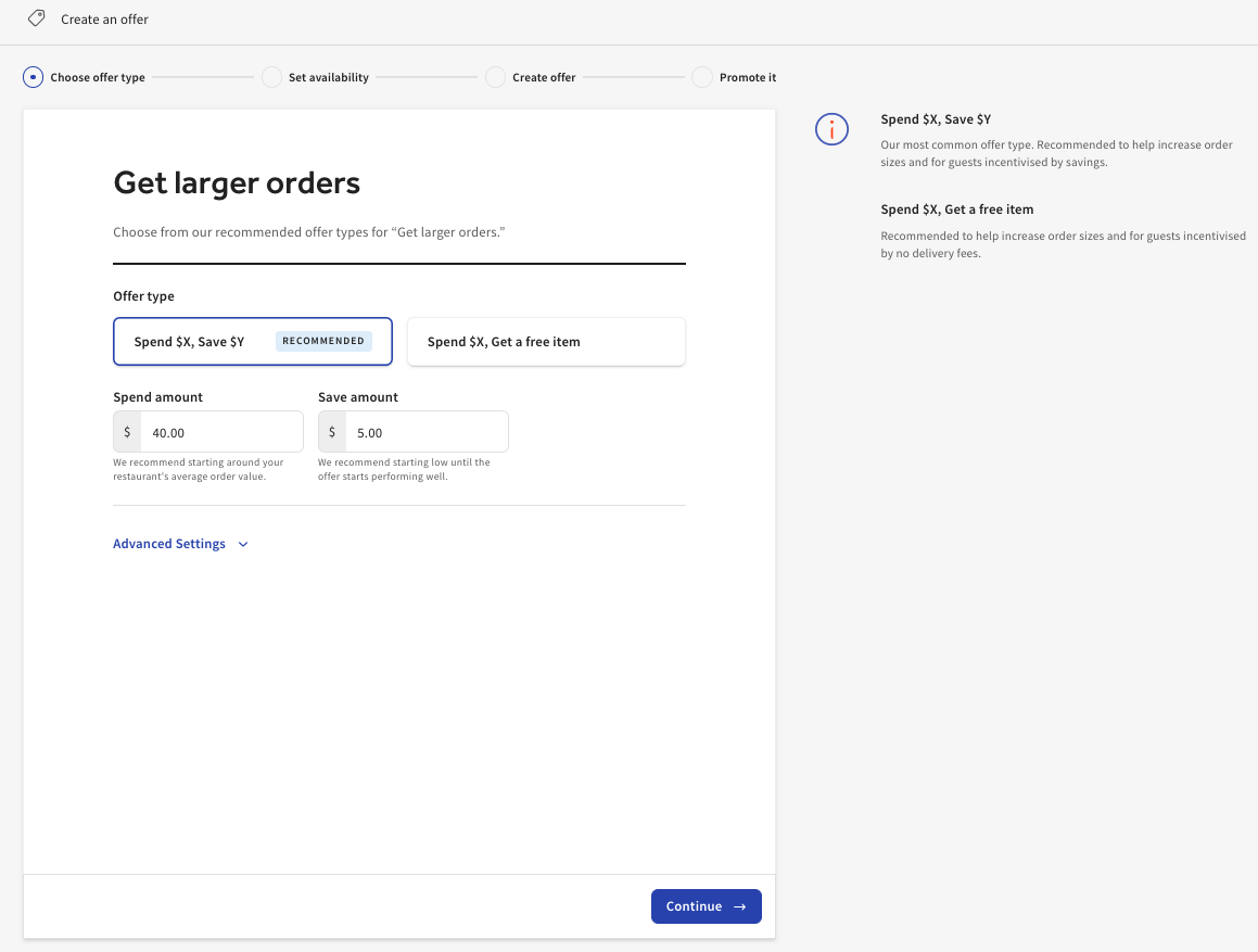 Get Started with the Offers Dashboard
