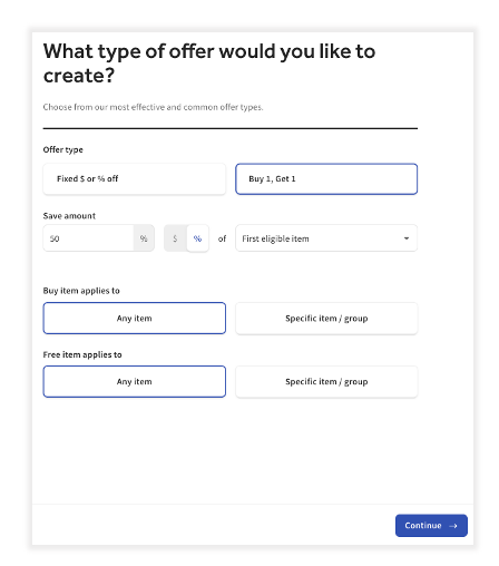 Get Started with the Offers Dashboard