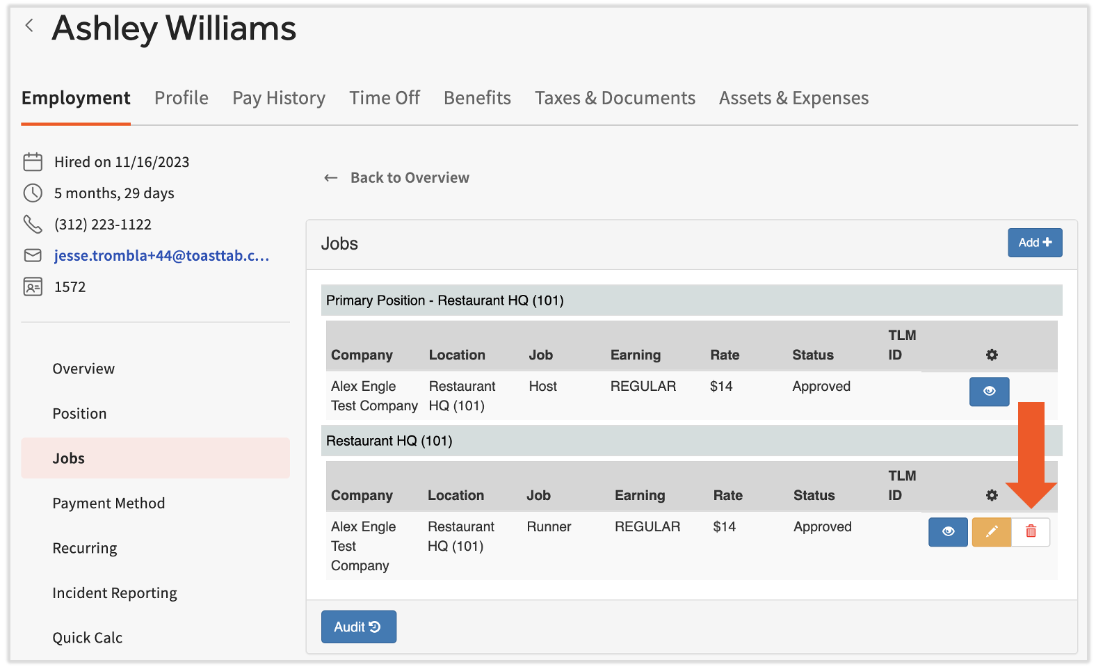 Toast Payroll: Assign Employees to Multiple Jobs or Locations