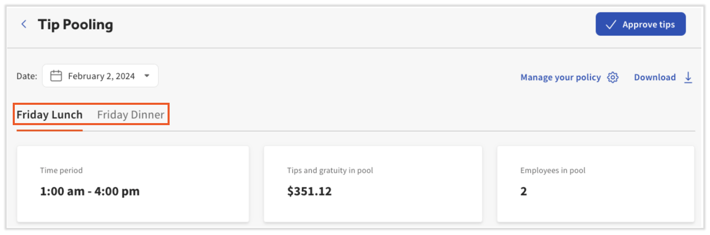 Toast Tips Manager Reporting