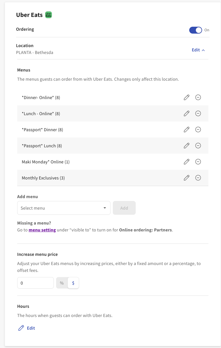 Get Started With the Uber Eats Integration