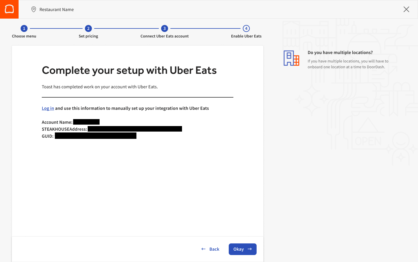 Get Started With the Uber Eats Integration