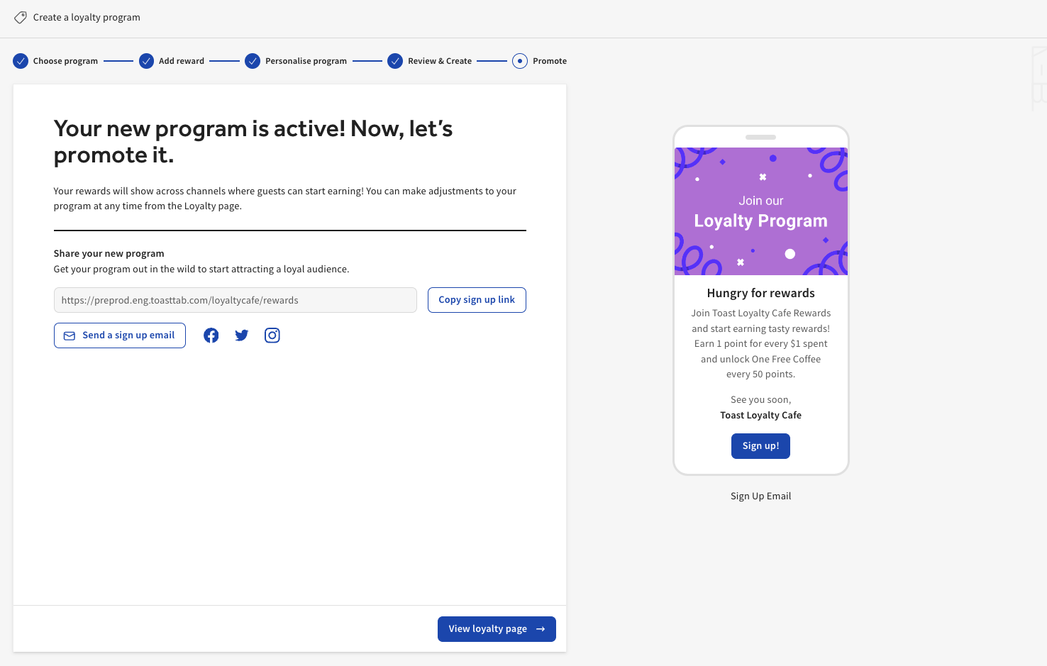 Get Started With Toast Loyalty