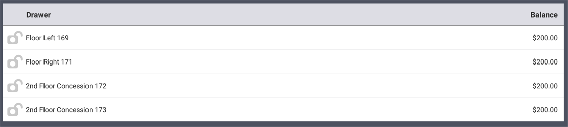 Adjust Starting Cash Drawer Balance