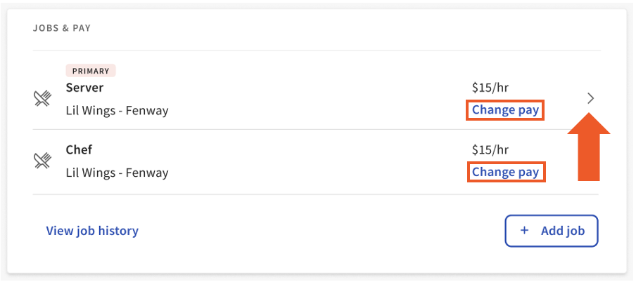 Toast Payroll: Make a Pay Change