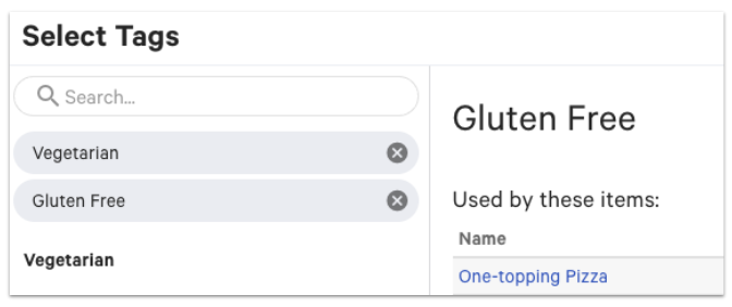 Use Menu Item Tags to Maximize Reporting