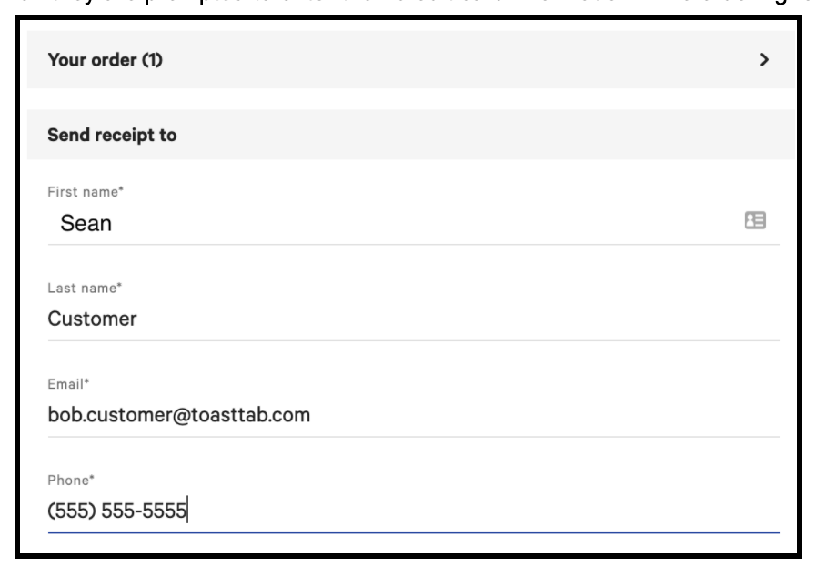 Toast Mobile Order & Pay® Text Fulfillment