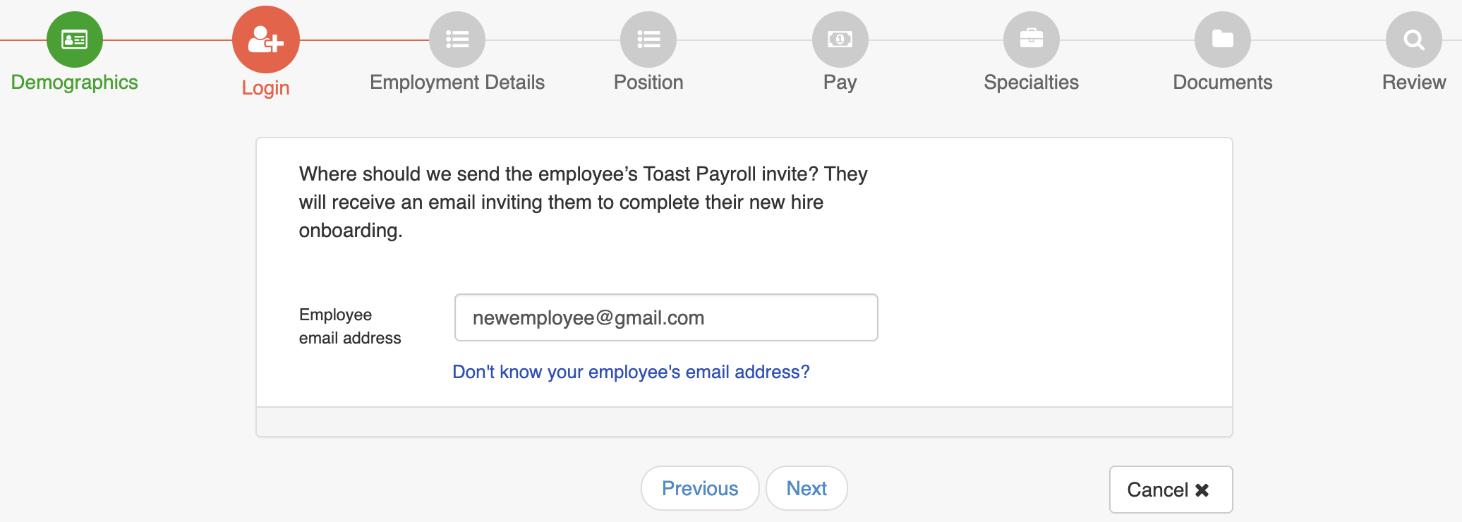 Toast Payroll: New Hire Employees (Employer Guide)