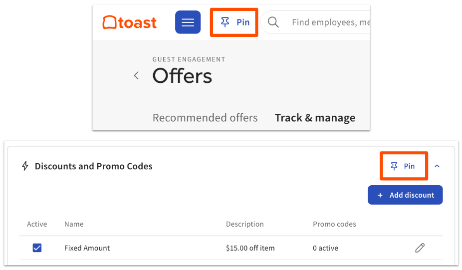 Toast Web Search & Navigation Updates