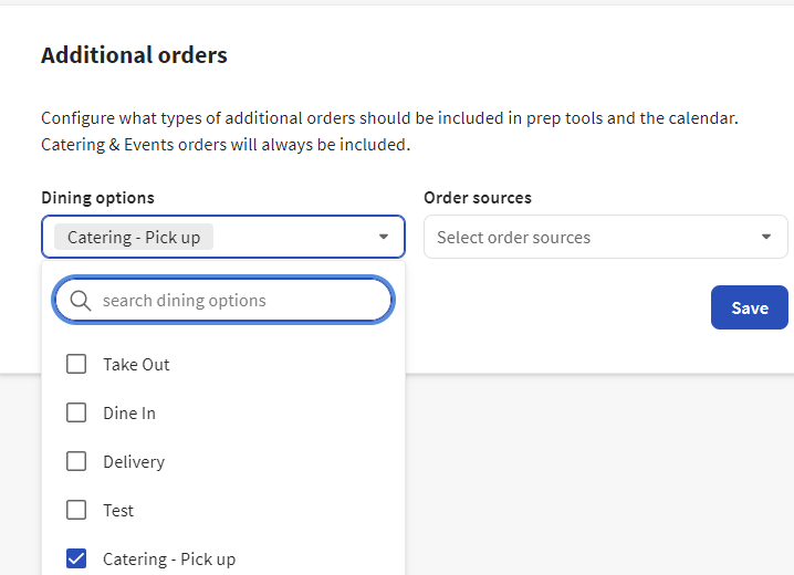 Add Catering Orders to Your Catering & Events Calendar