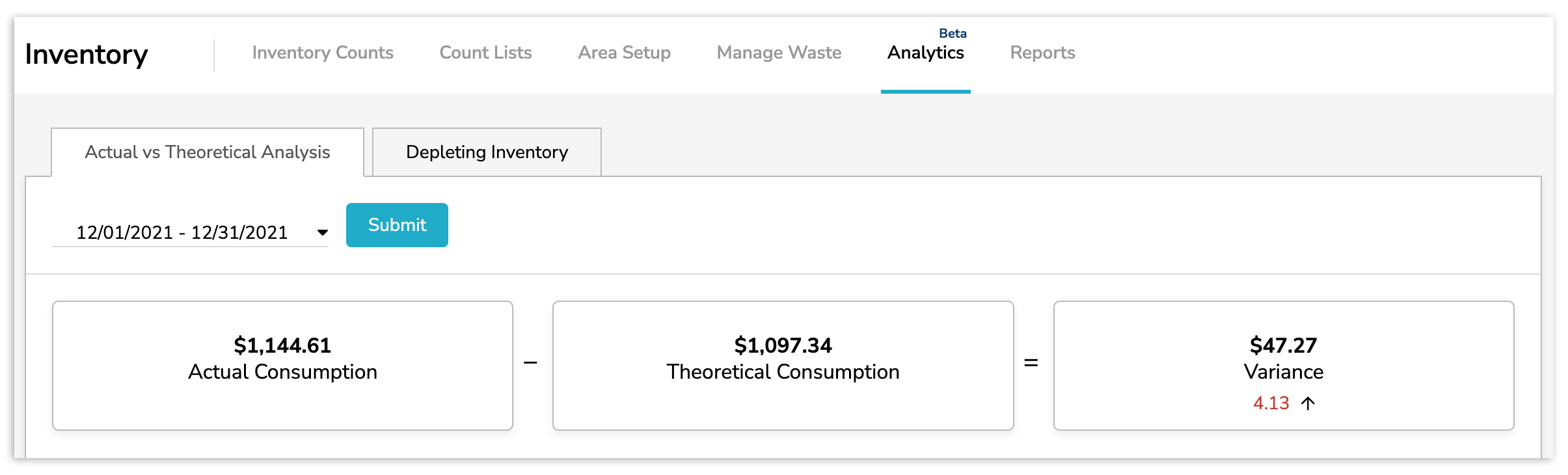 xtraCHEF: Inventory Counts
