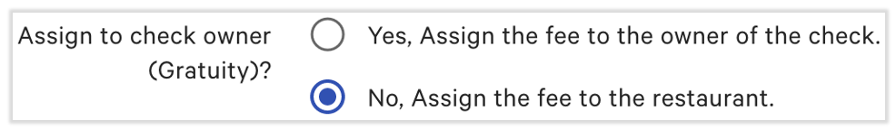 Get Started With Service Charges and Mandatory Gratuity