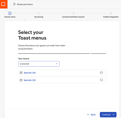 Get Started With the DoorDash Integration
