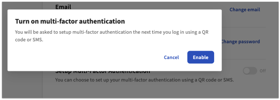 Set Up Multi-Factor Authentication for Toast Web