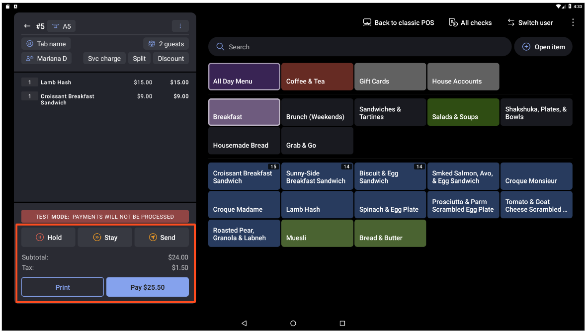 Manage Orders With Toast POS