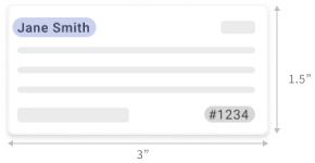 Set Up and Print Item Labels