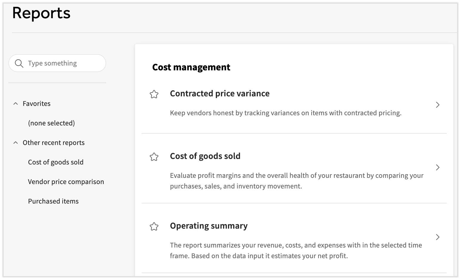 xtraCHEF: Review Reports in the Reporting Module