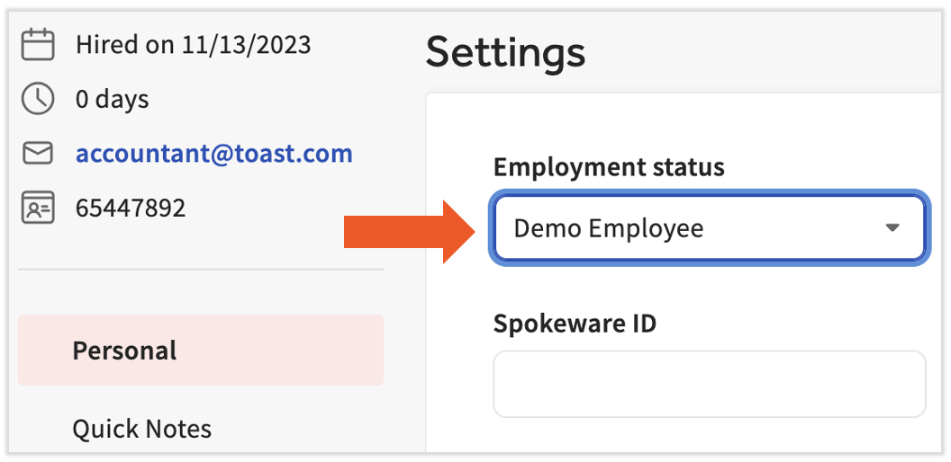 Toast Payroll: Give Access to a Non-Employee