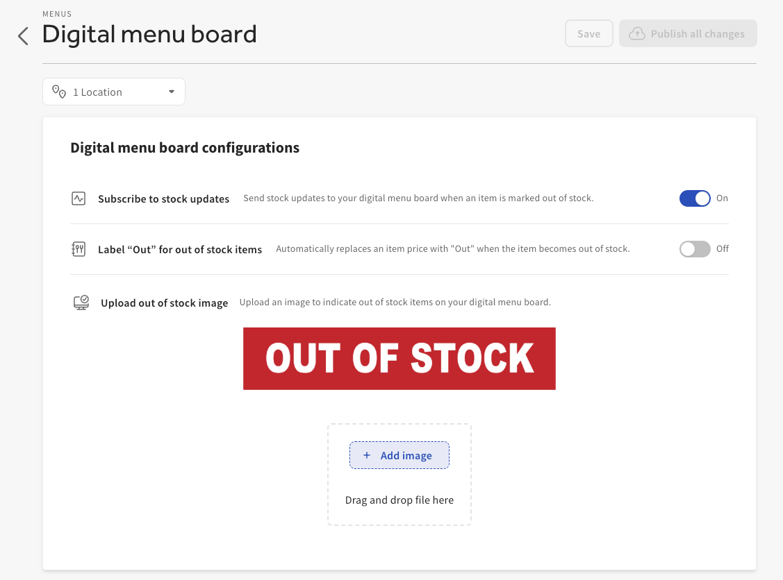 Create a Menu for the Delphi Digital Menu Board