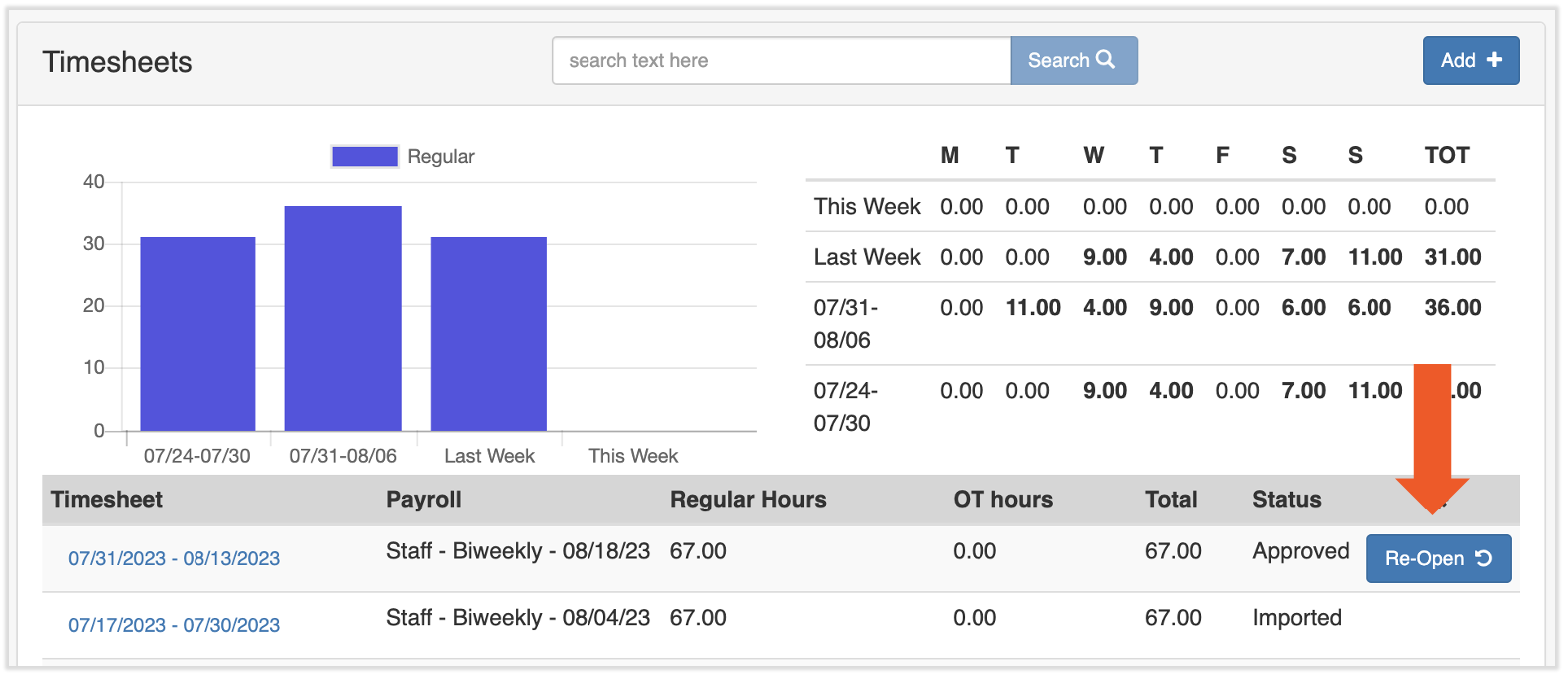 Toast Payroll: Manage Timesheets