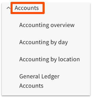 Accounting Reports Overview
