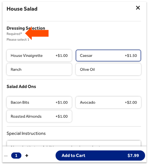 Configure Modifier Behavior