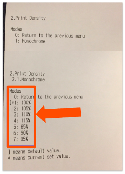 Change Print Density on the Epson T20 Receipt Printer